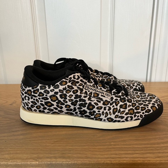 Reebok | Shoes | Reebok Leopard Print Sneakers | Poshmark